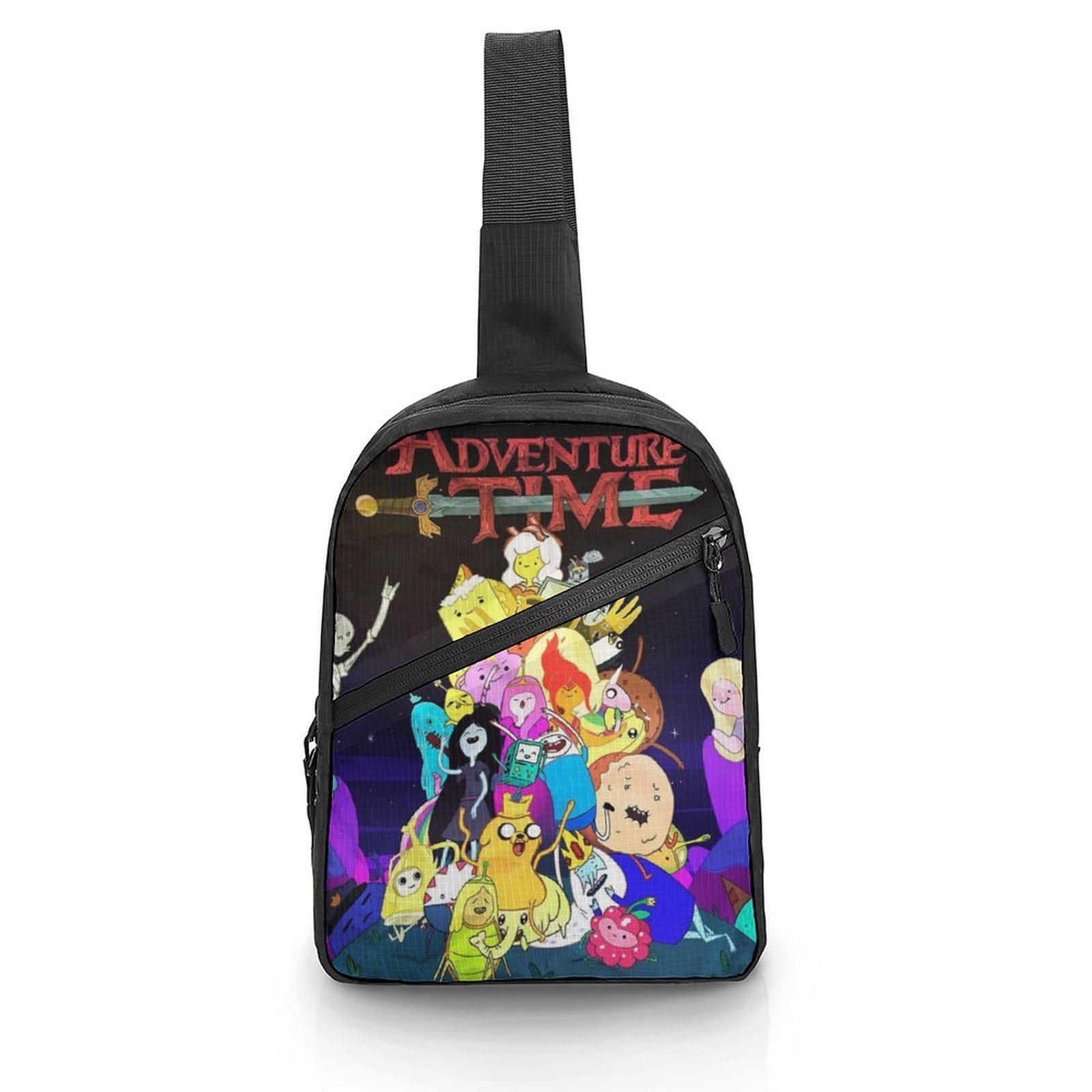 Adventure Time Sling Bag Foldable Crossbody Bag Unisex Versatile ...