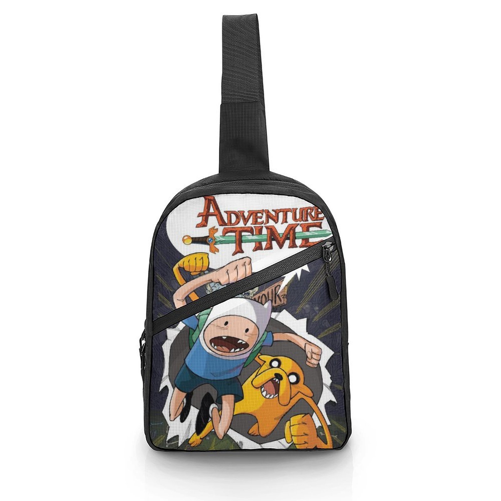 Adventure Time Sling Bag Foldable Crossbody Bag Unisex Versatile ...