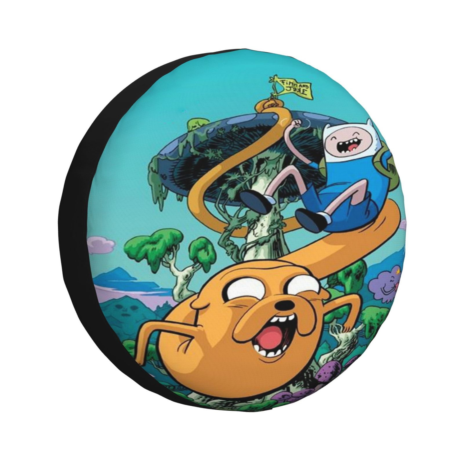 Adventure Time Spare Tire Cover Wheel Tire Cover Fit Trailer, RV, SUV ...