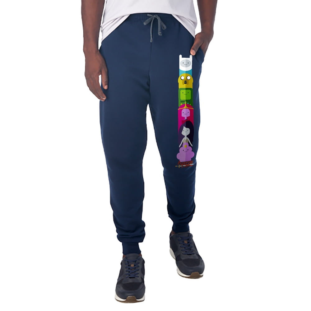 Adventure Time Split Face Stack Unisex Jogger Sweatpants with Pockets ...