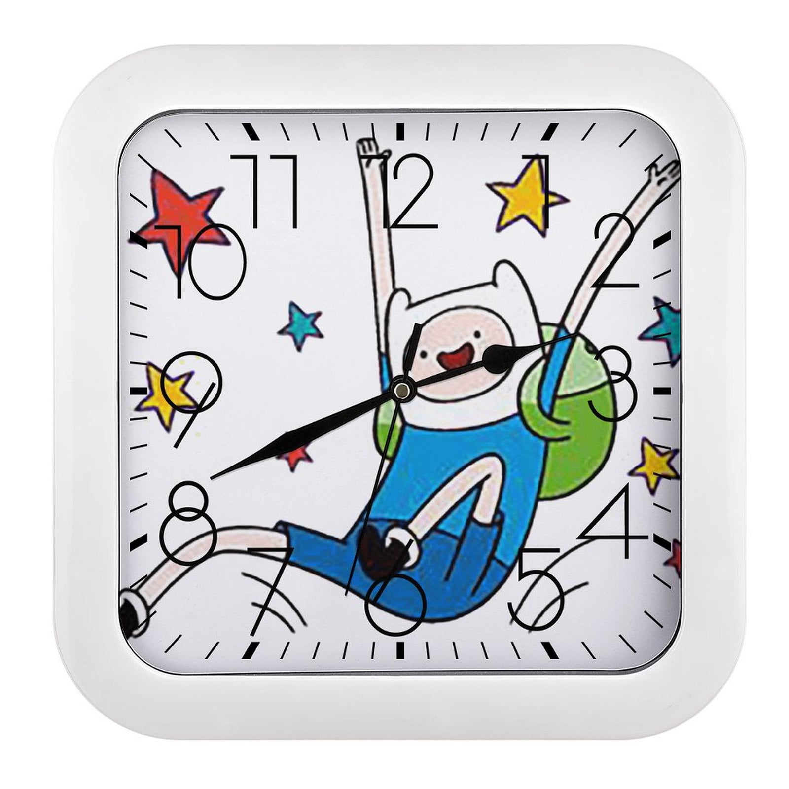 Adventure Time Square wall clock battery operated decorative - Walmart.com