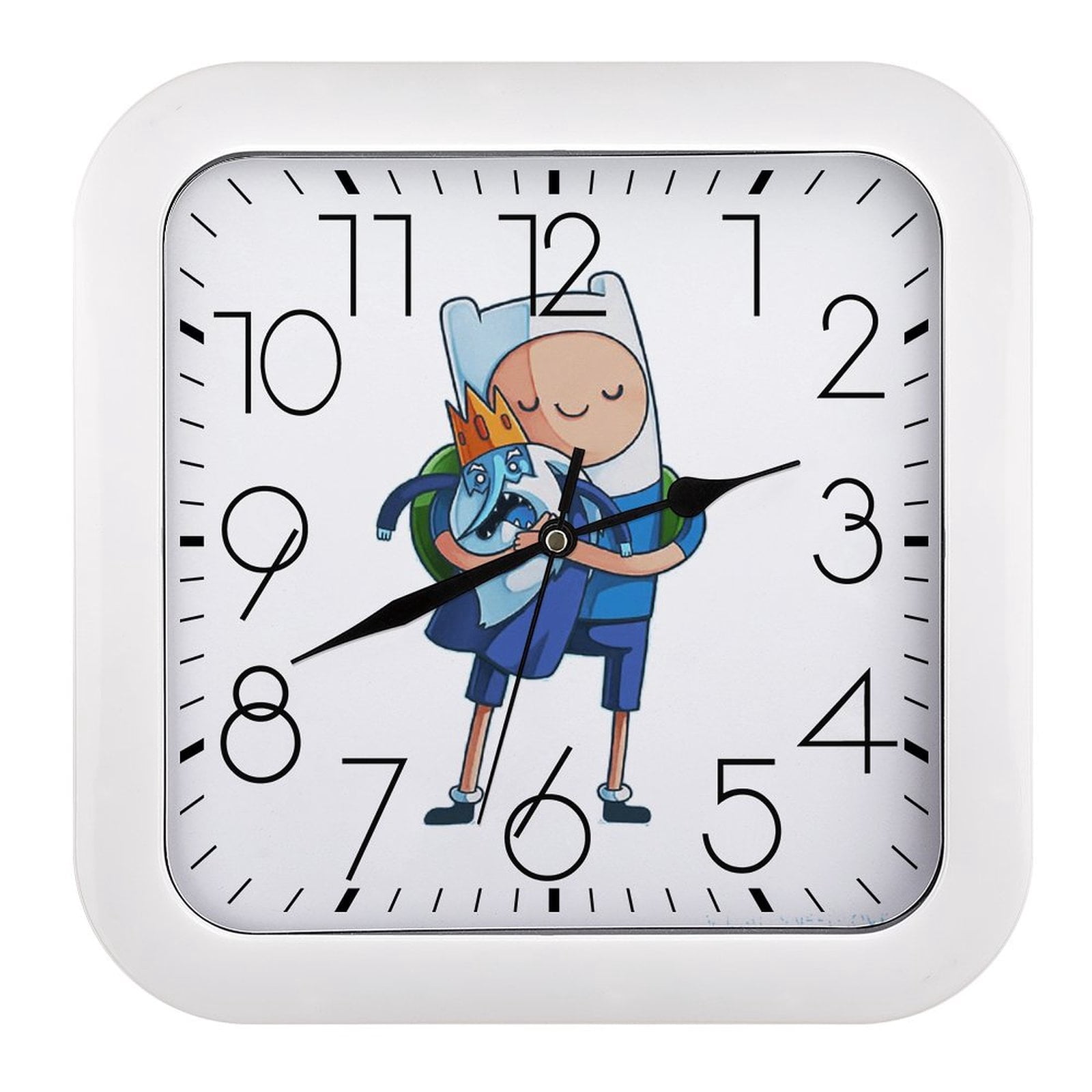 Adventure Time Square wall clock battery operated decorative - Walmart.com