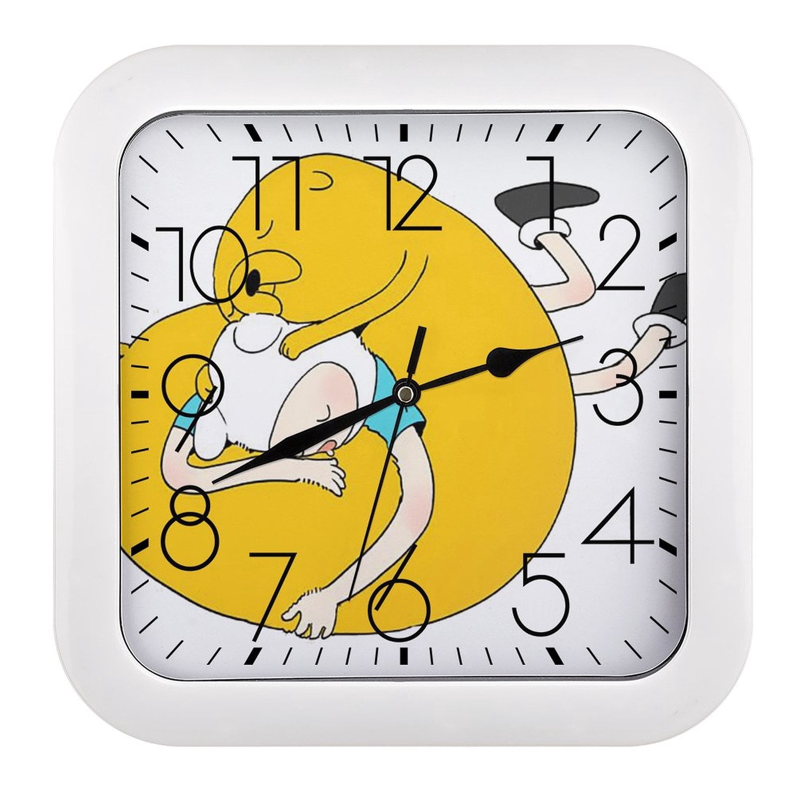 Adventure Time Square wall clock battery operated decorative - Walmart.com