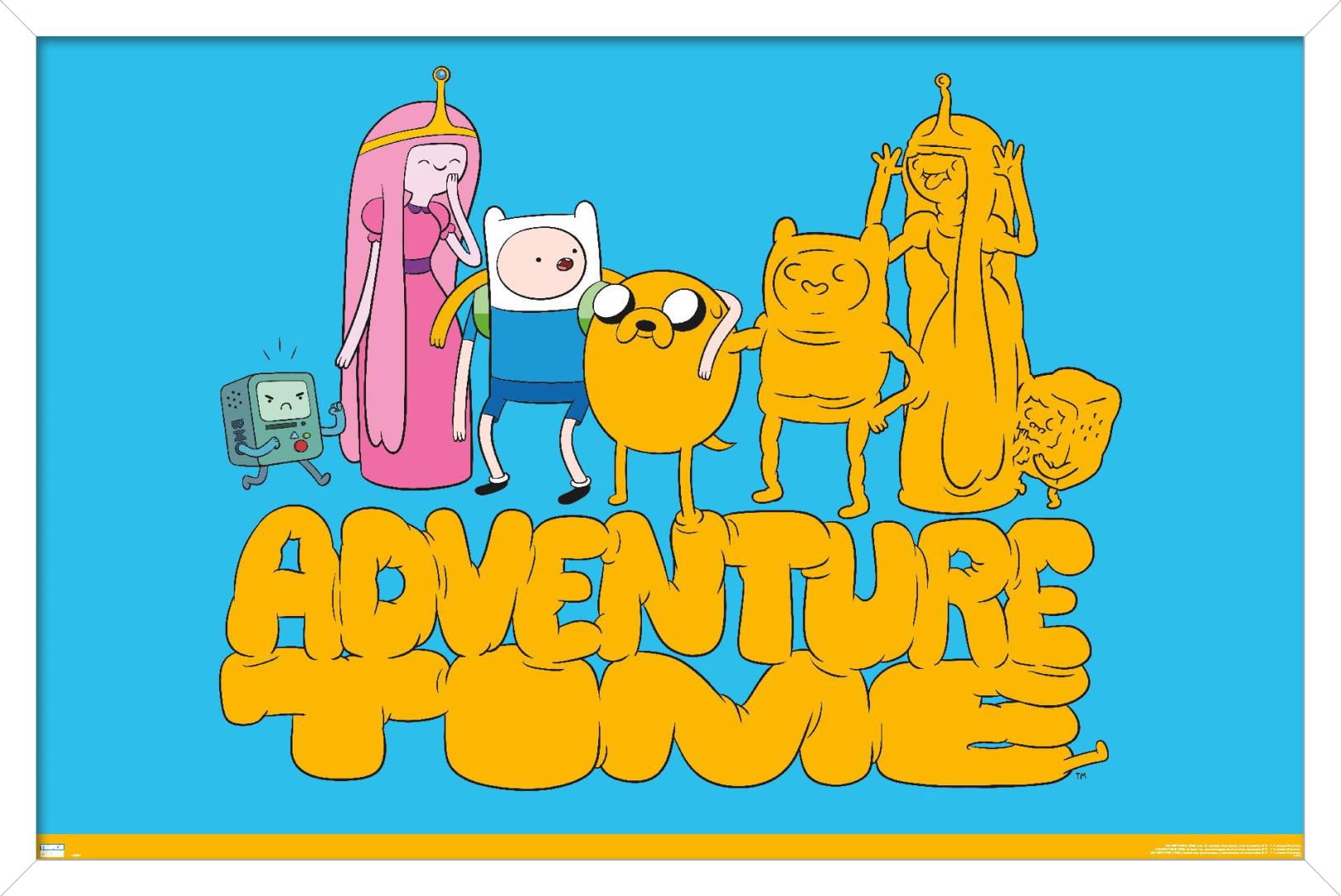Adventure Time - Stretch Wall Poster, 22.375" x 34" Framed - Walmart.com