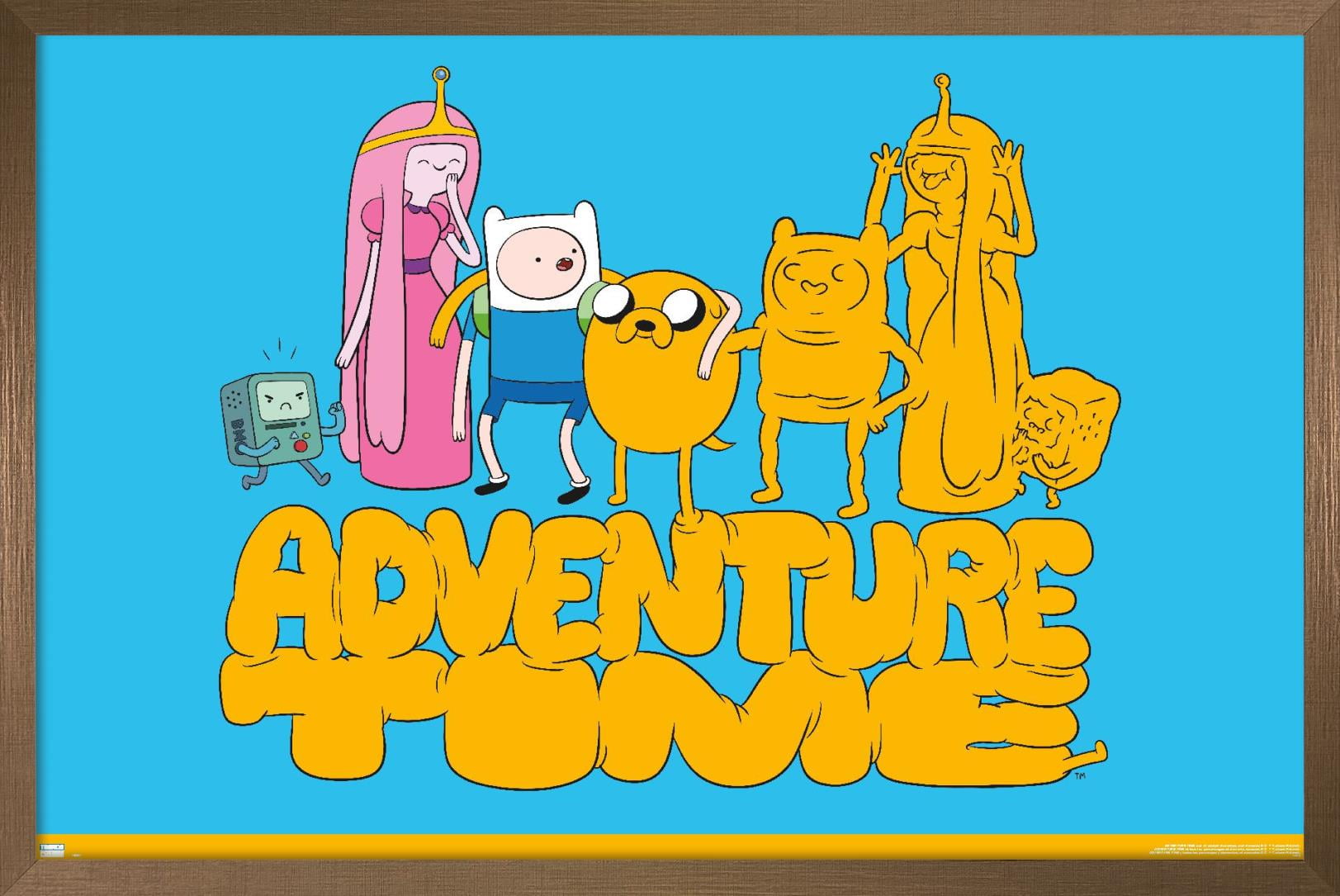 Adventure Time - Stretch Wall Poster, 22.375" x 34" Framed - Walmart.com