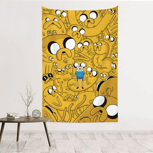 Adventure Time Tapestry Dorm Decor Wall Hanging Tapestries Window ...