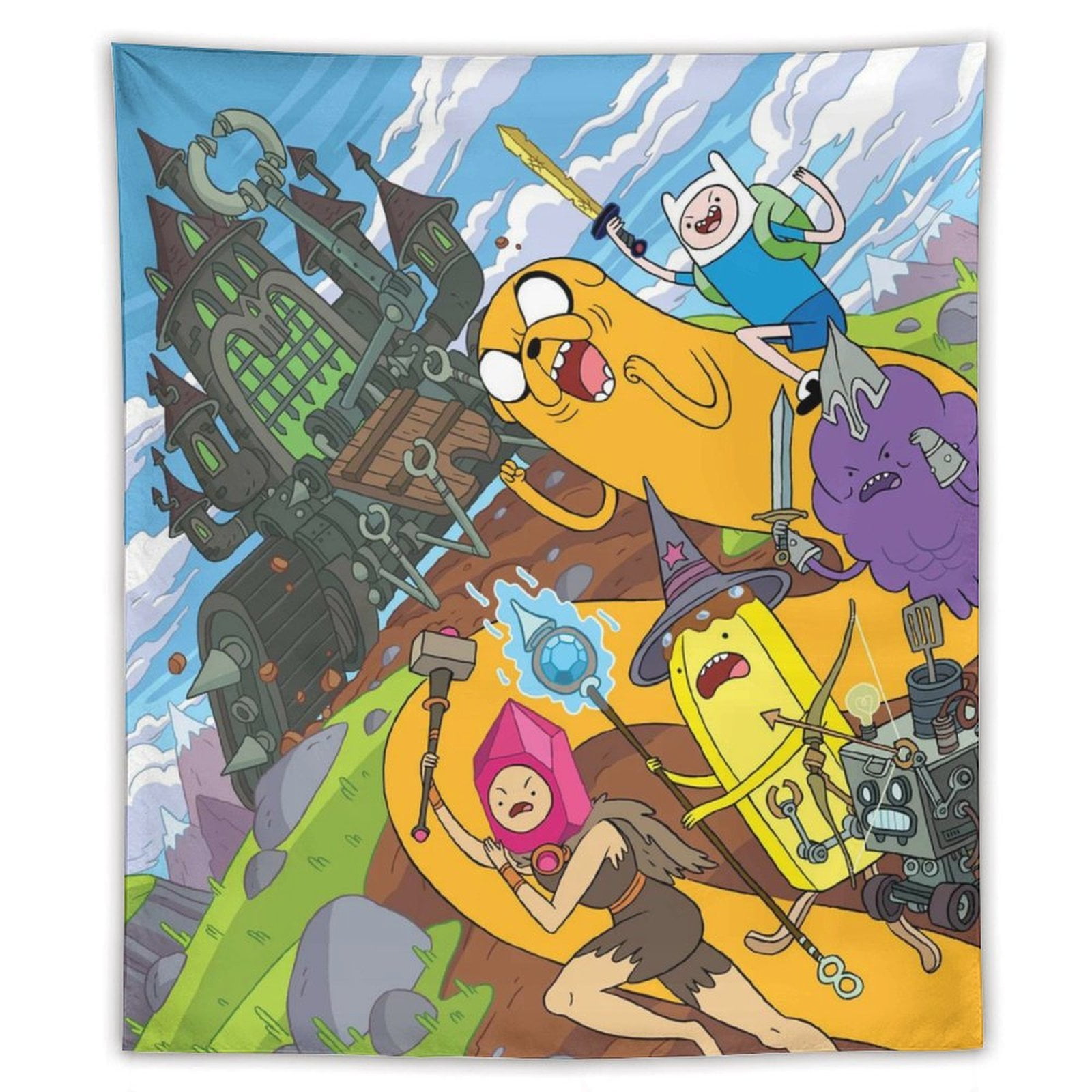 Adventure Time Tapestry Luxury Wall Hanging Tapestries Decor Gift For ...