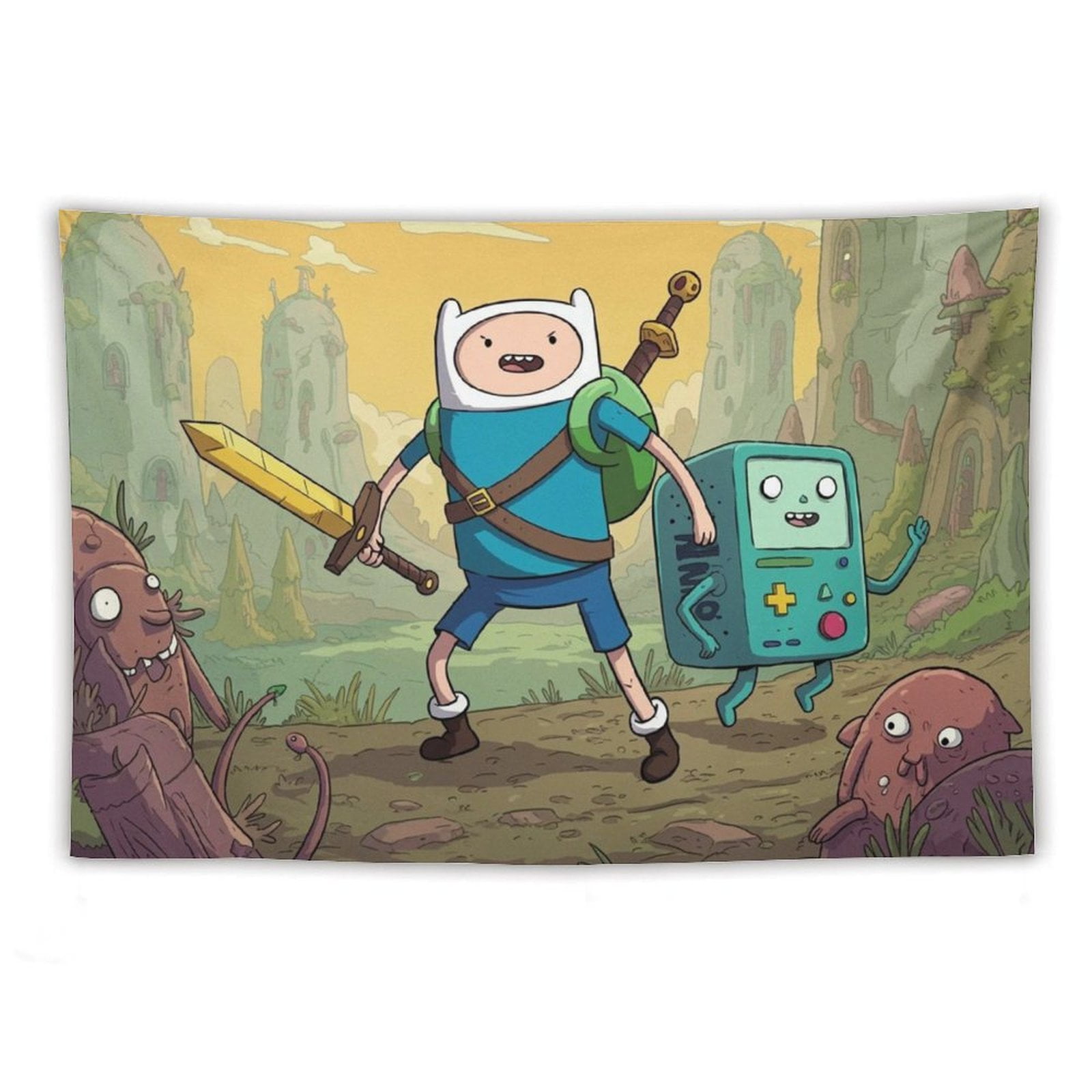 Adventure Time Tapestry Luxury Wall Hanging Tapestries Decor Gift For ...