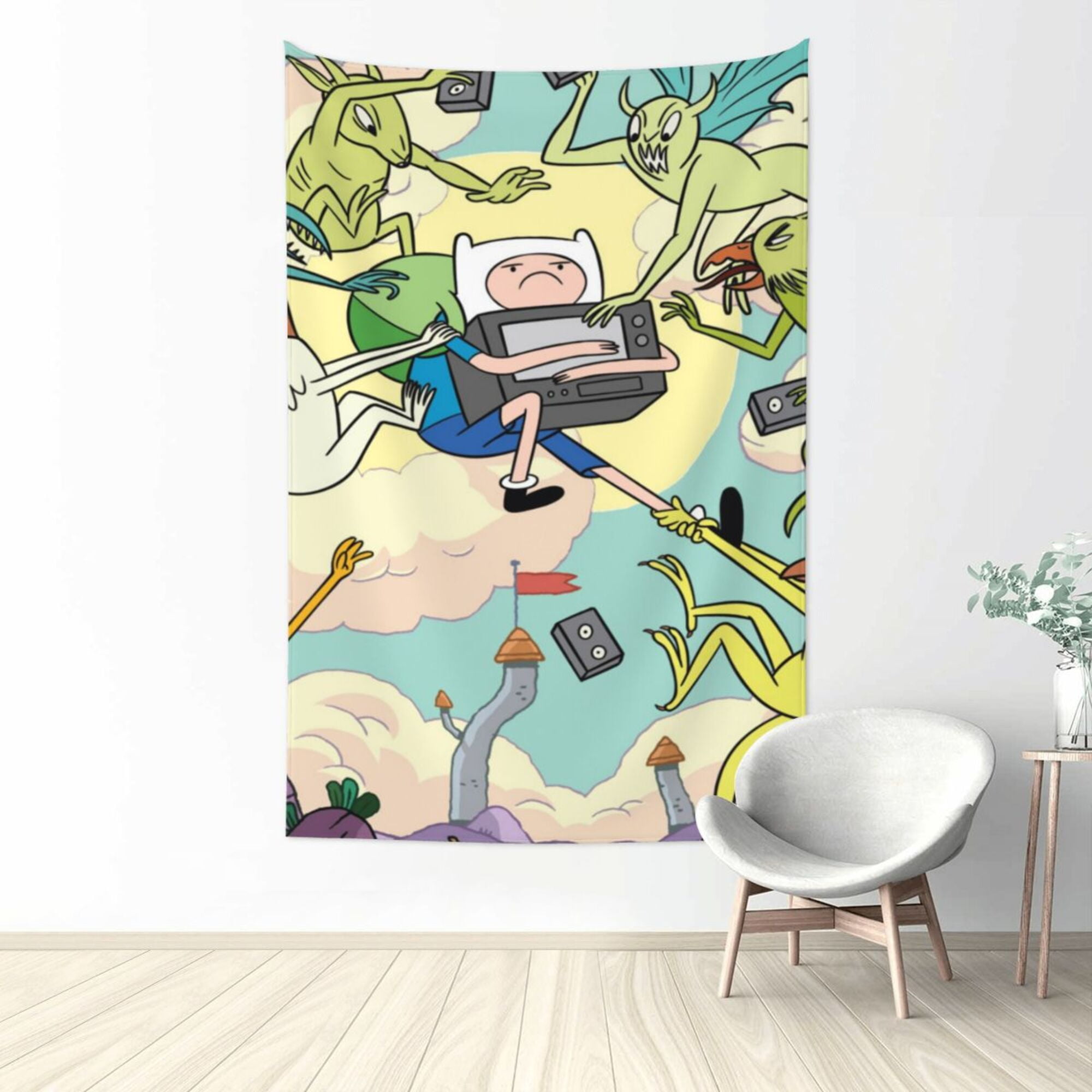 Adventure Time Tapestry Poster Printing Wall Hanging Tapestries Wall ...