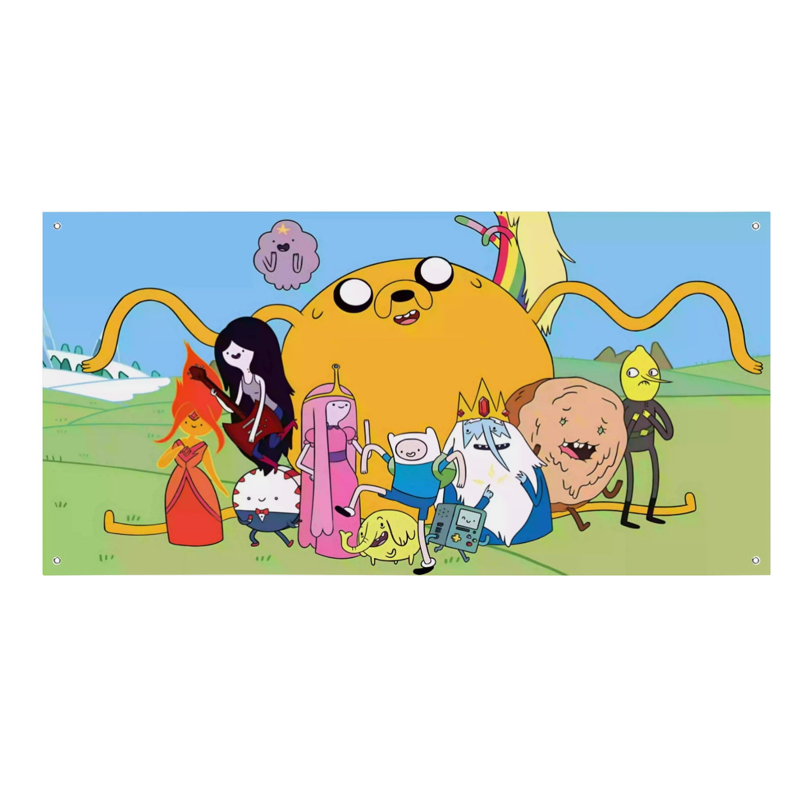 Adventure Time-Theme Backdrops Banner Birthday Party Decor Supplies ...