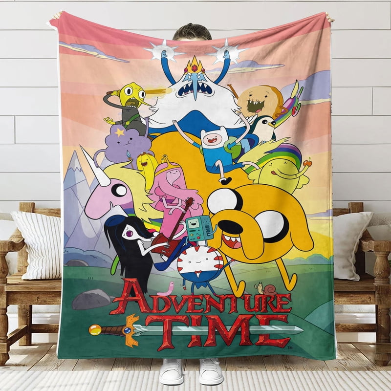 Adventure Time Throw Blanket Gifts for Fans Lover Girls Boys Women ...