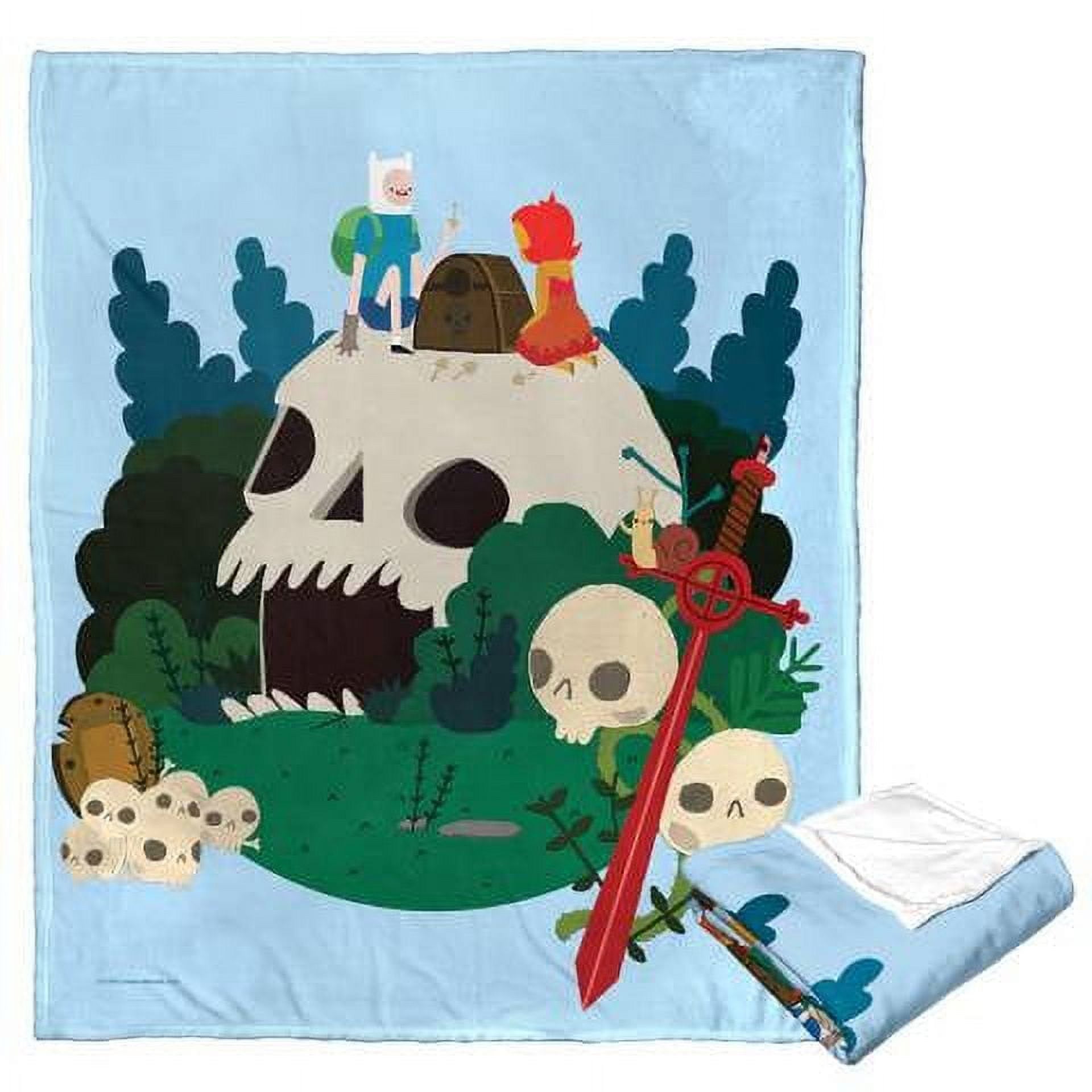 Adventure Time Treasure Awaits Warner Bros Kids Silk Touch Throw ...