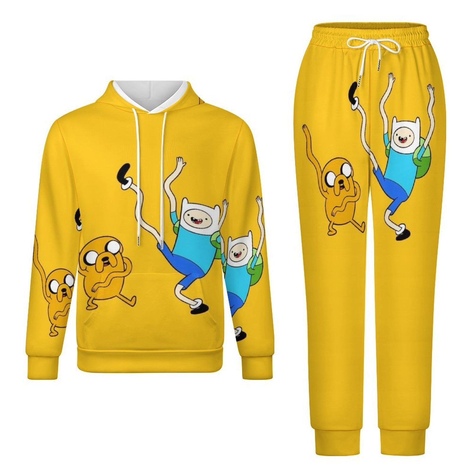 Adventure Time Unisex Hoodies And Sweatpants Set Sweatshirts Jogger ...