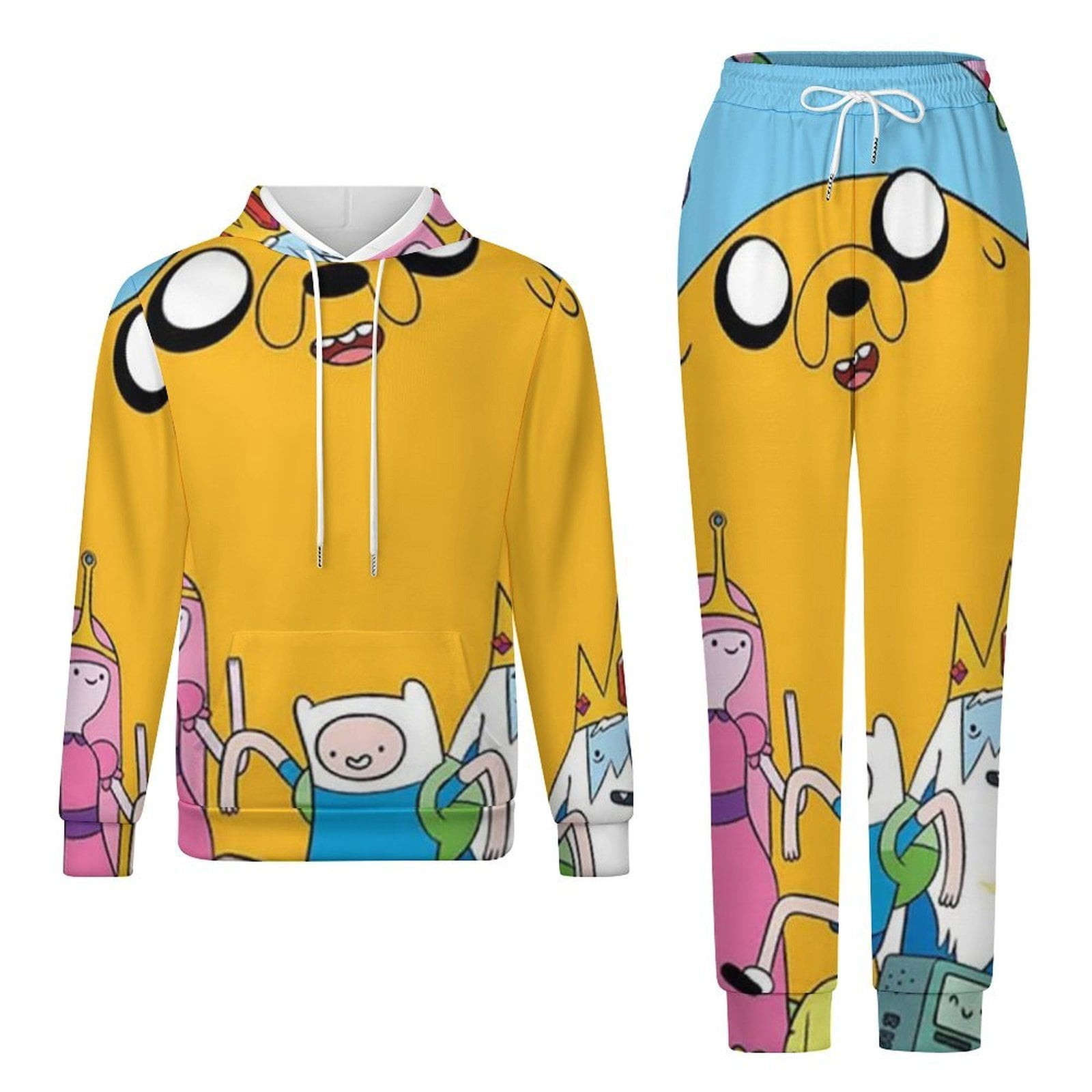 Adventure Time Unisex Hoodies And Sweatpants Set Sweatshirts Jogger ...