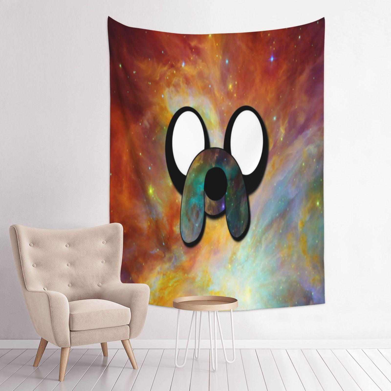 Adventure Time Wall Art Cartoon Tapestry Hanging In Bedroom Living Room ...