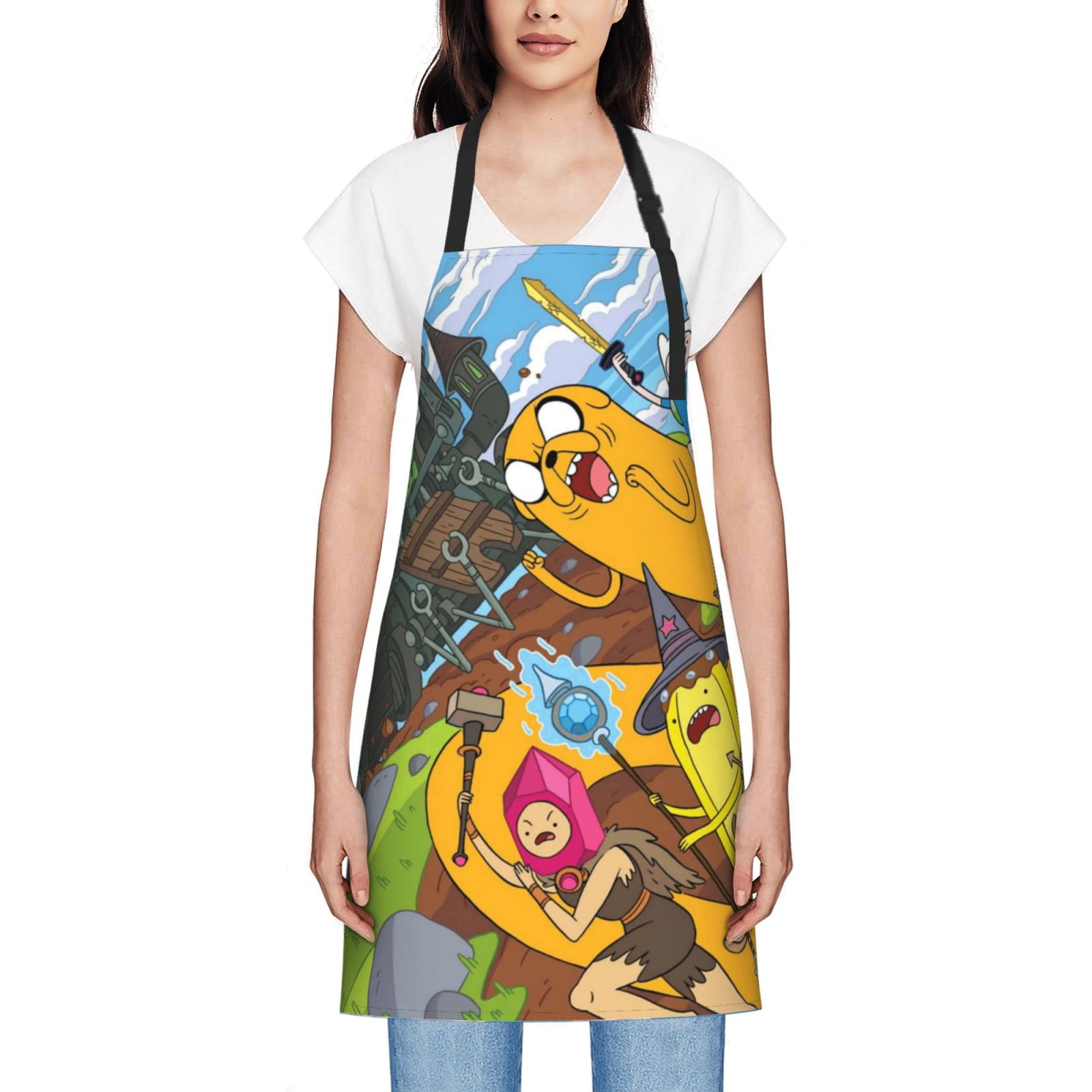 Adventure Time Waterproof Apron Home Decor For Kitchen/Cooking ...