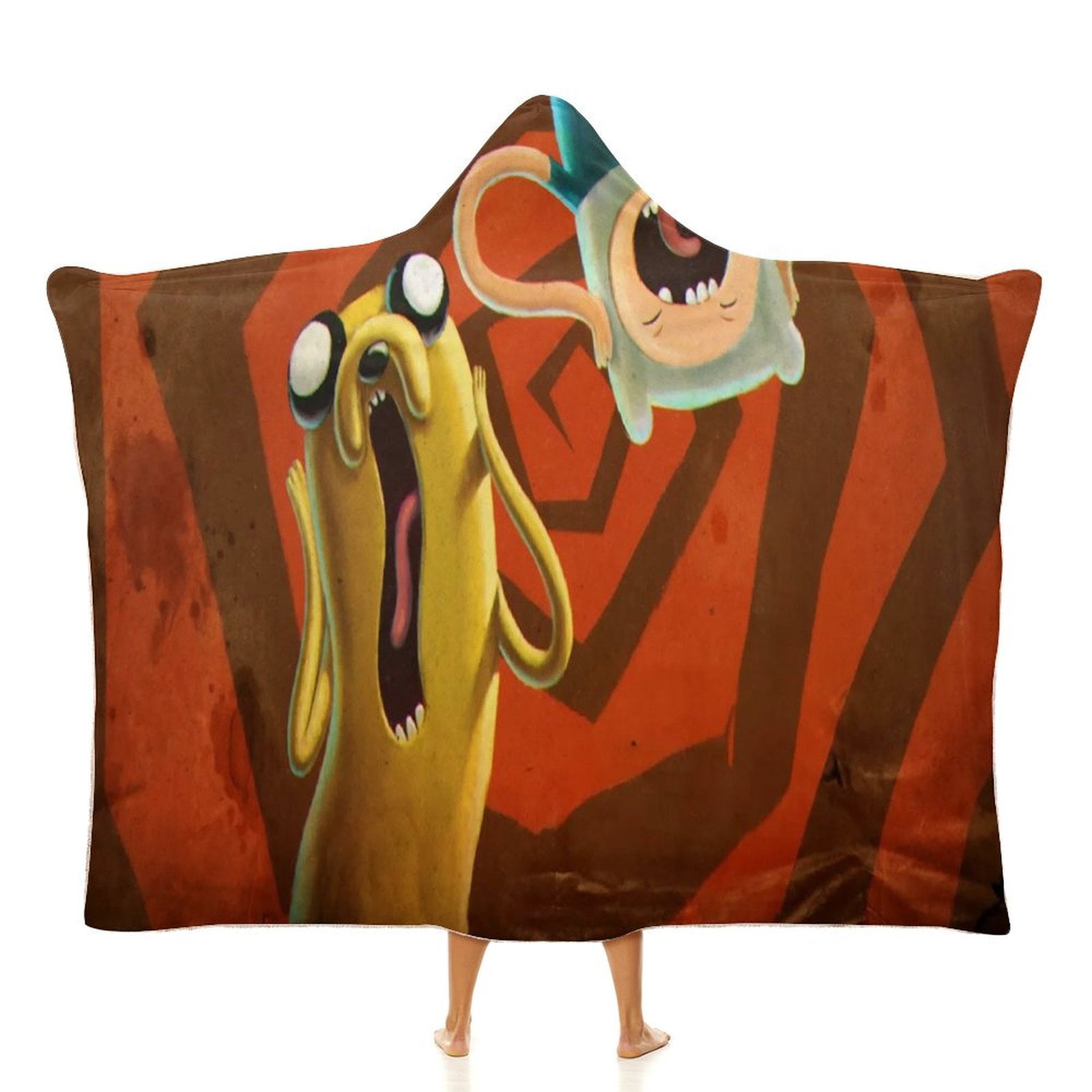 Adventure Time Wearable Blanket Hoodie Throw Blanket Robe Cloak Blanket ...