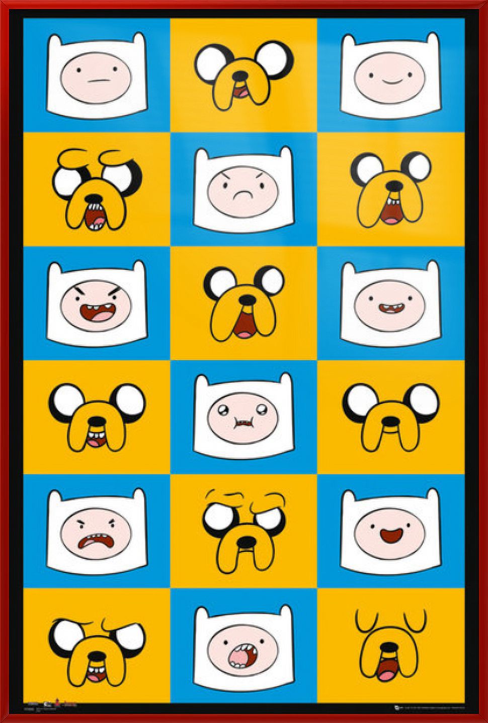 Adventure Time With Finn & Jake - Framed TV Show Poster / Print ...