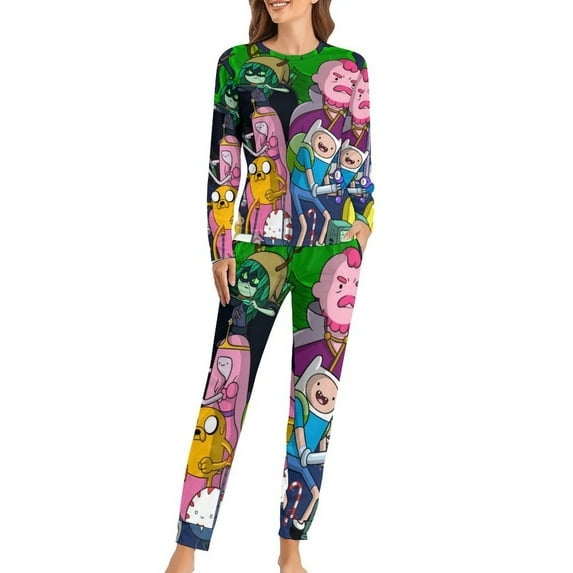 Adventure Time Womens Pajama Set Loungewear Cozy Soft House Wear Sets ...