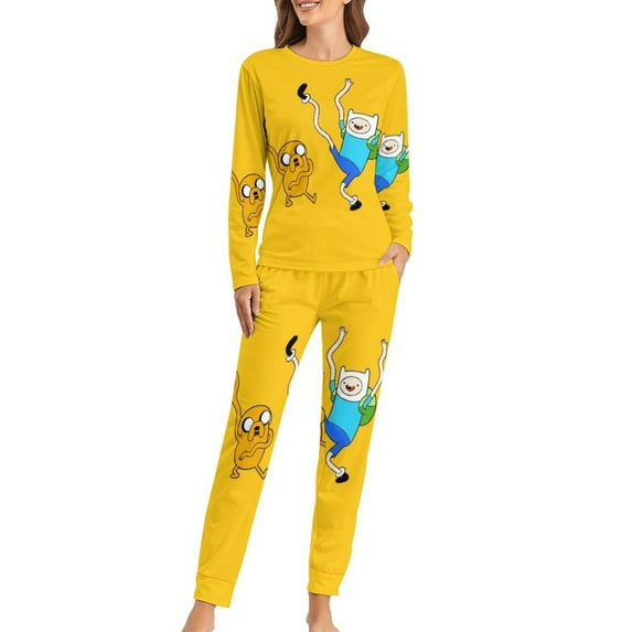 Adventure Time Womens Pajama Set Loungewear Cozy Soft House Wear Sets ...