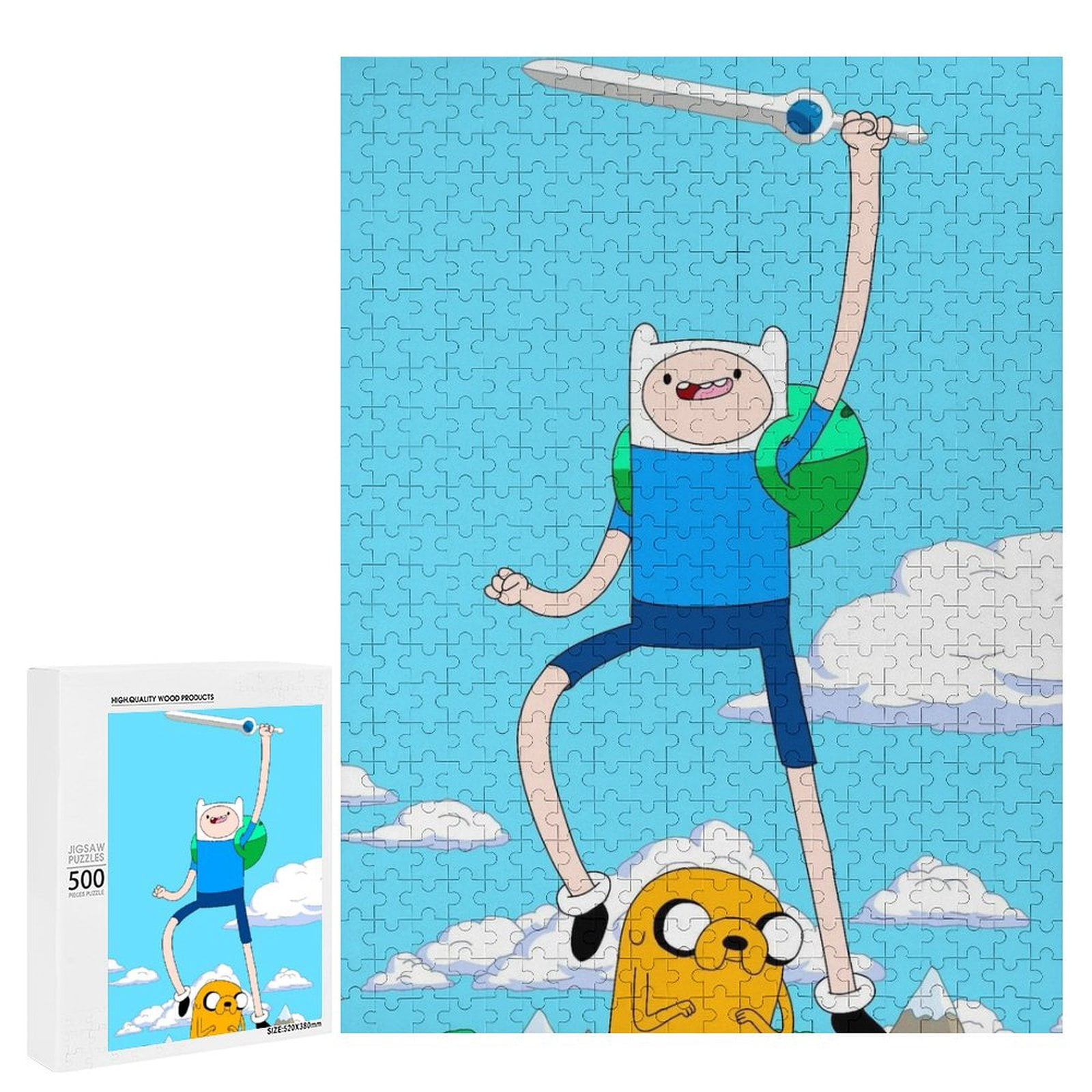 Adventure Time Wooden Jigsaw Puzzles Accessories Intellectual ...
