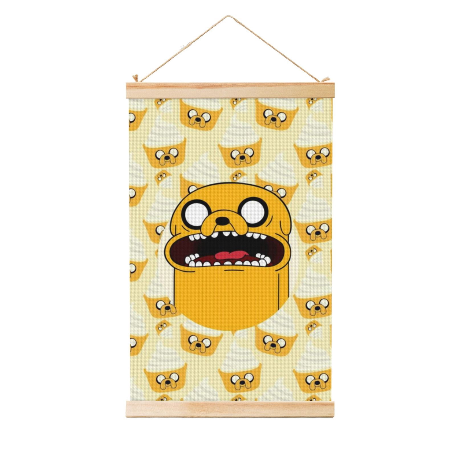 Adventure Time Wooden Shaft Hanging Poster Home Decor Poster Wall Art ...