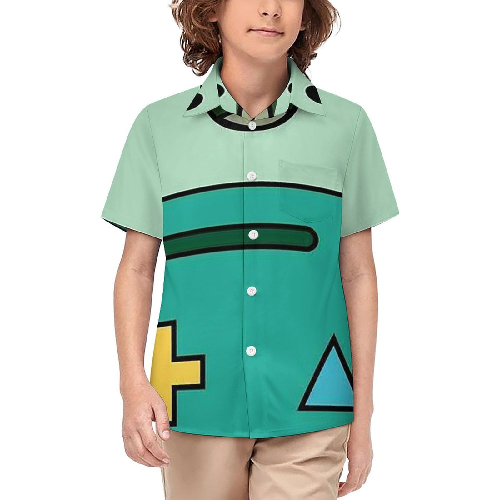 Adventure Time button down shirt boys summer 3-4T - Walmart.com