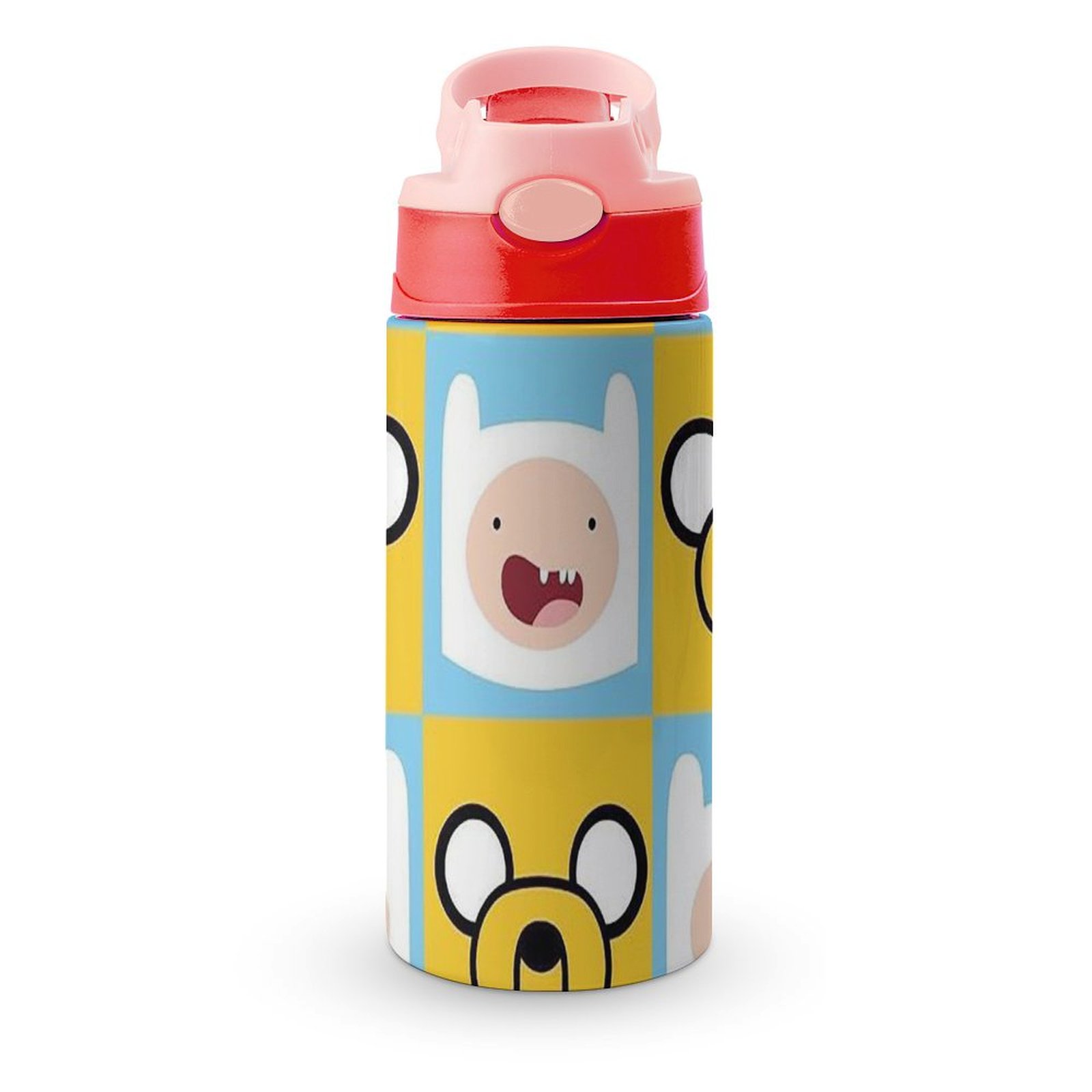 Adventure Time kids stainless steel water cup with straw 350ml ...