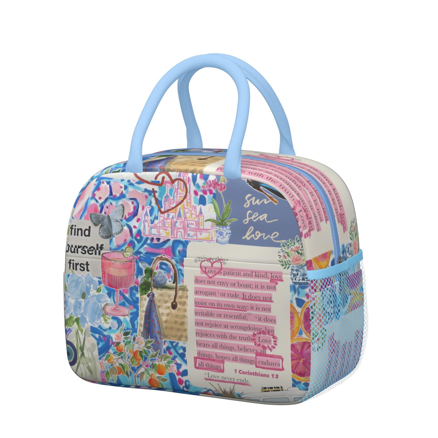 Adventure Travel Lunch Bag – Vintage Explore Insulated Cooler Tote ...