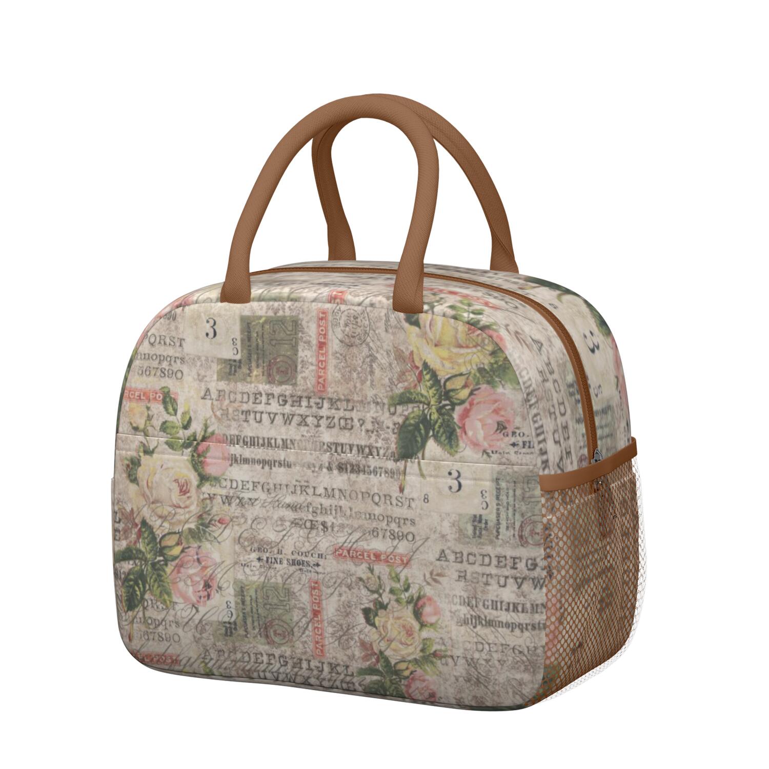 Adventure Travel Lunch Bag – Vintage Explore Insulated Cooler Tote ...