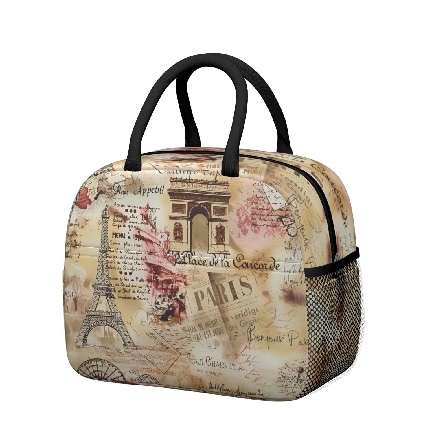 Adventure Travel Lunch Bag – Vintage Explore Insulated Cooler Tote ...