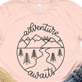 Adventure Tshirt, Adventure Awaits Shirt, Camping Shirts, Mountain ...