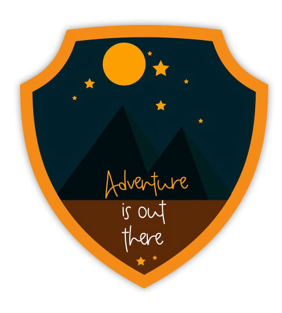 Adventure is Out There - 5" Vinyl Sticker - For Car Laptop I-Pad ...