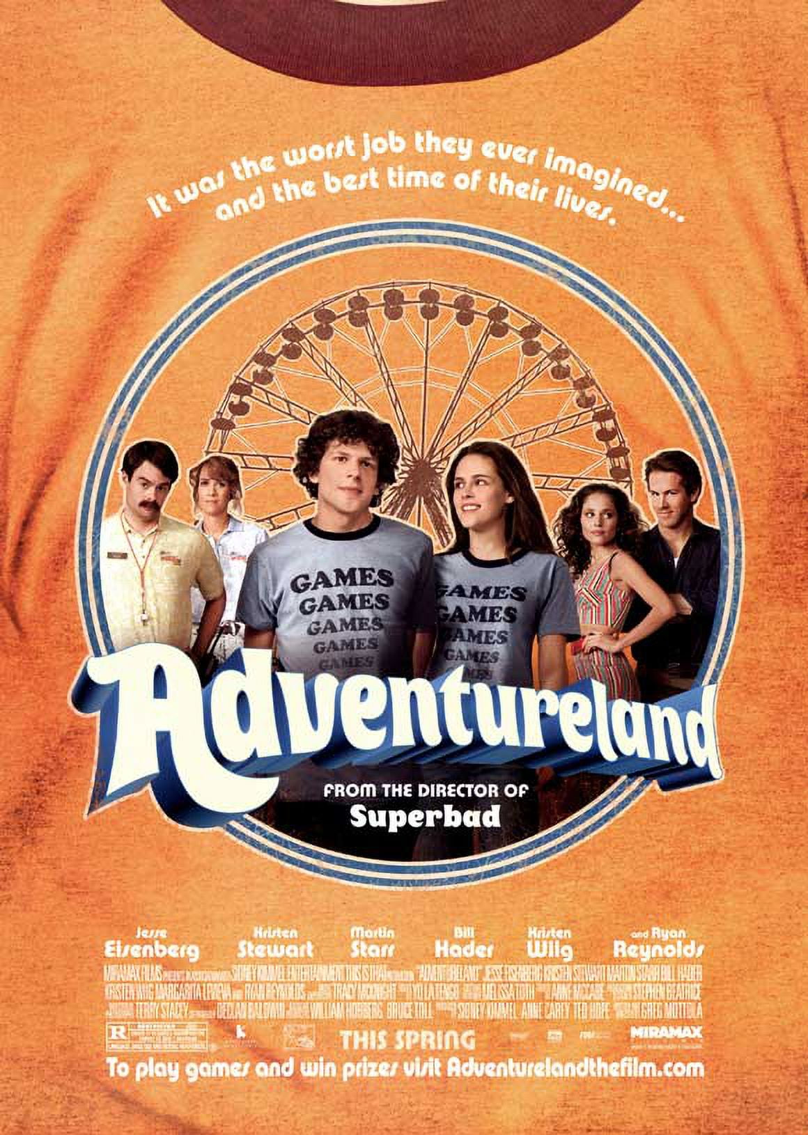 Adventureland (2009) 27x40 Movie Poster - Walmart.com