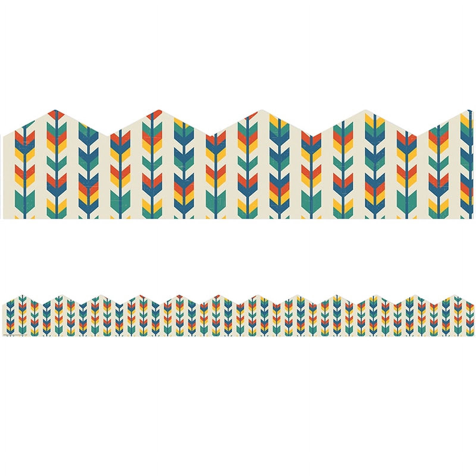 Adventurer Arrows Extra Wide Deco Trim, 37 Feet | Bundle of 10 Packs ...