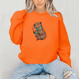 Adventurer Capybara Explorer Cartoon Funny Outdoor Nature Style ...