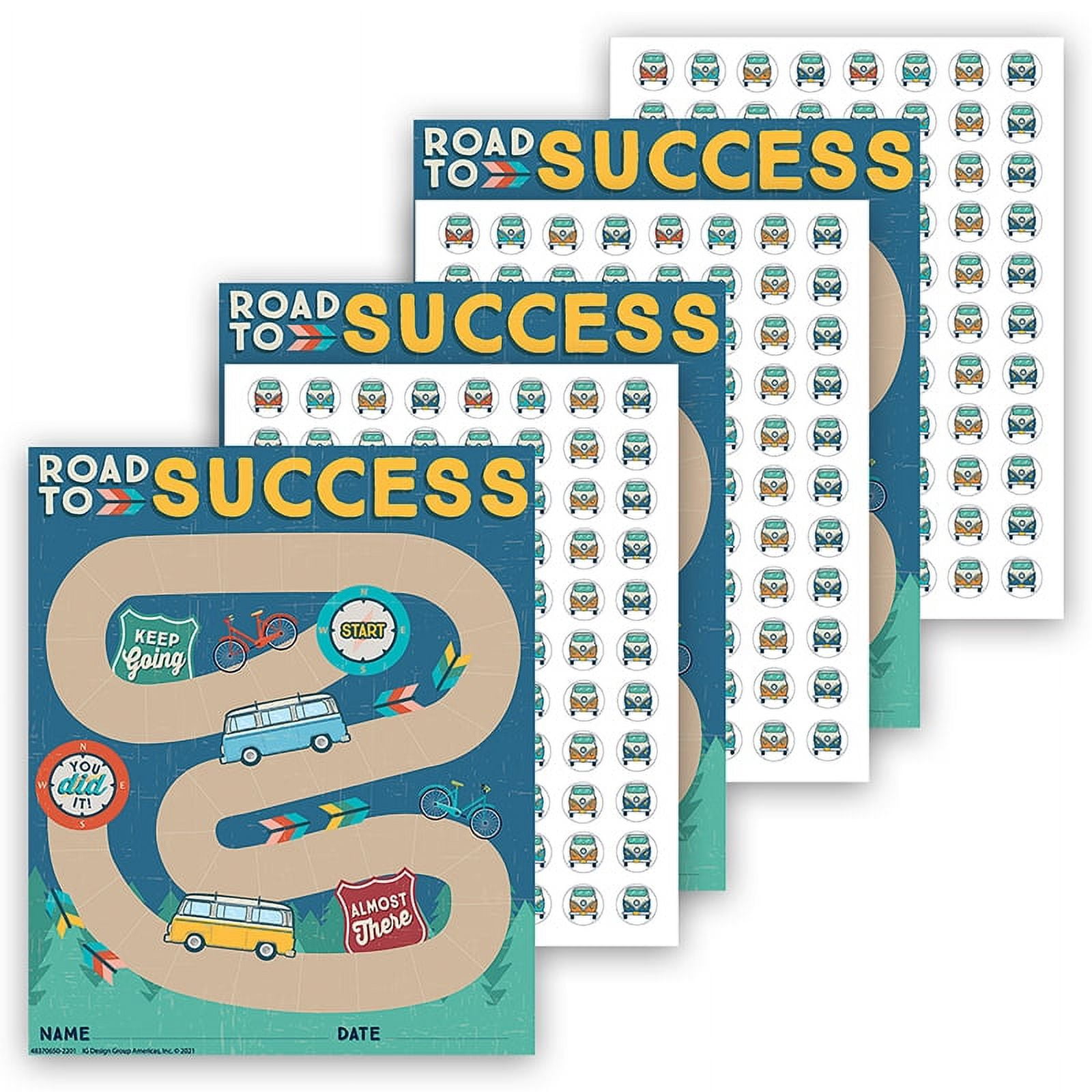 Adventurer Mini Reward Chart with Stickers, 36 Per Pack, 3 Packs ...