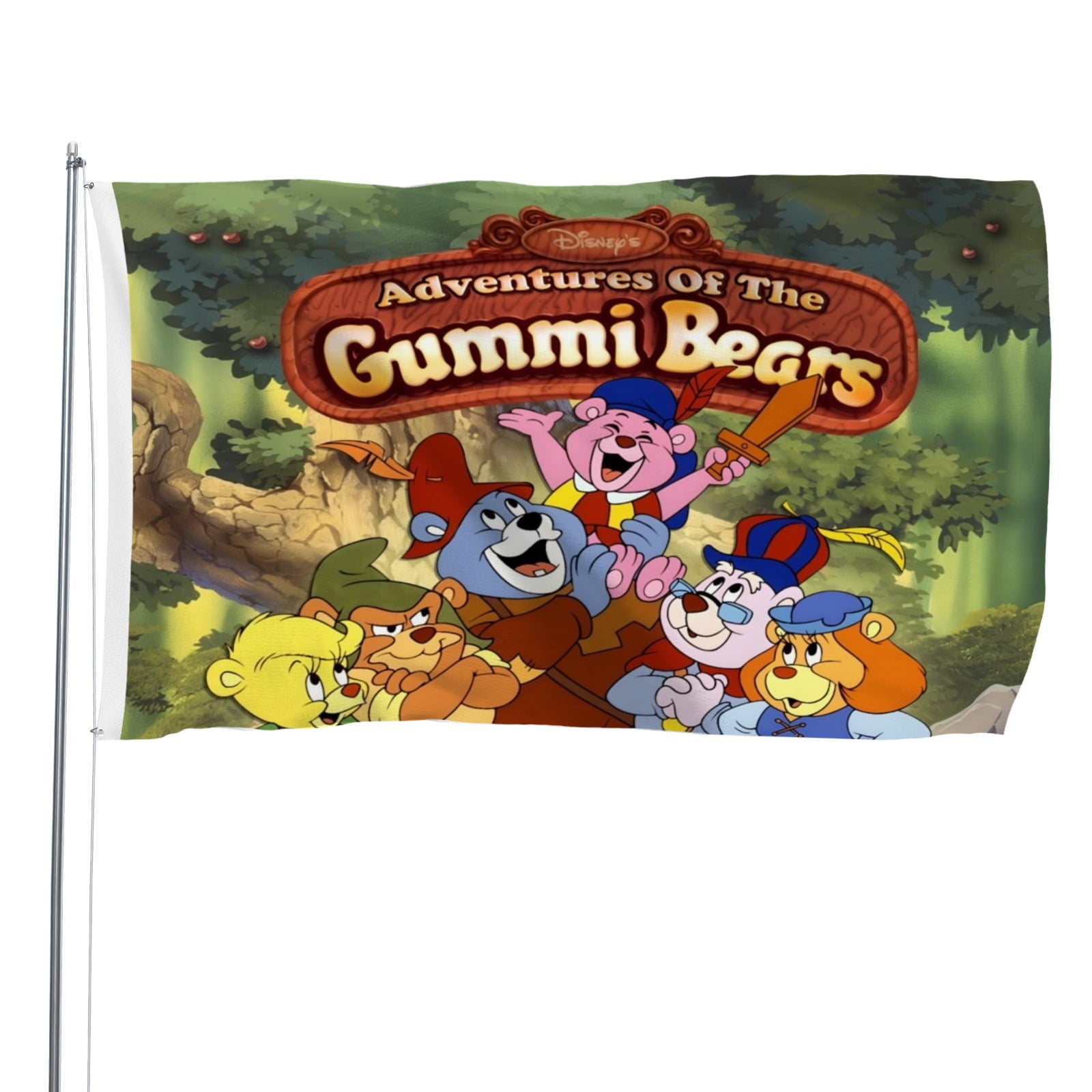 Adventures of the Gummi Bears-themed Printed Flag Perfect gift for fans ...