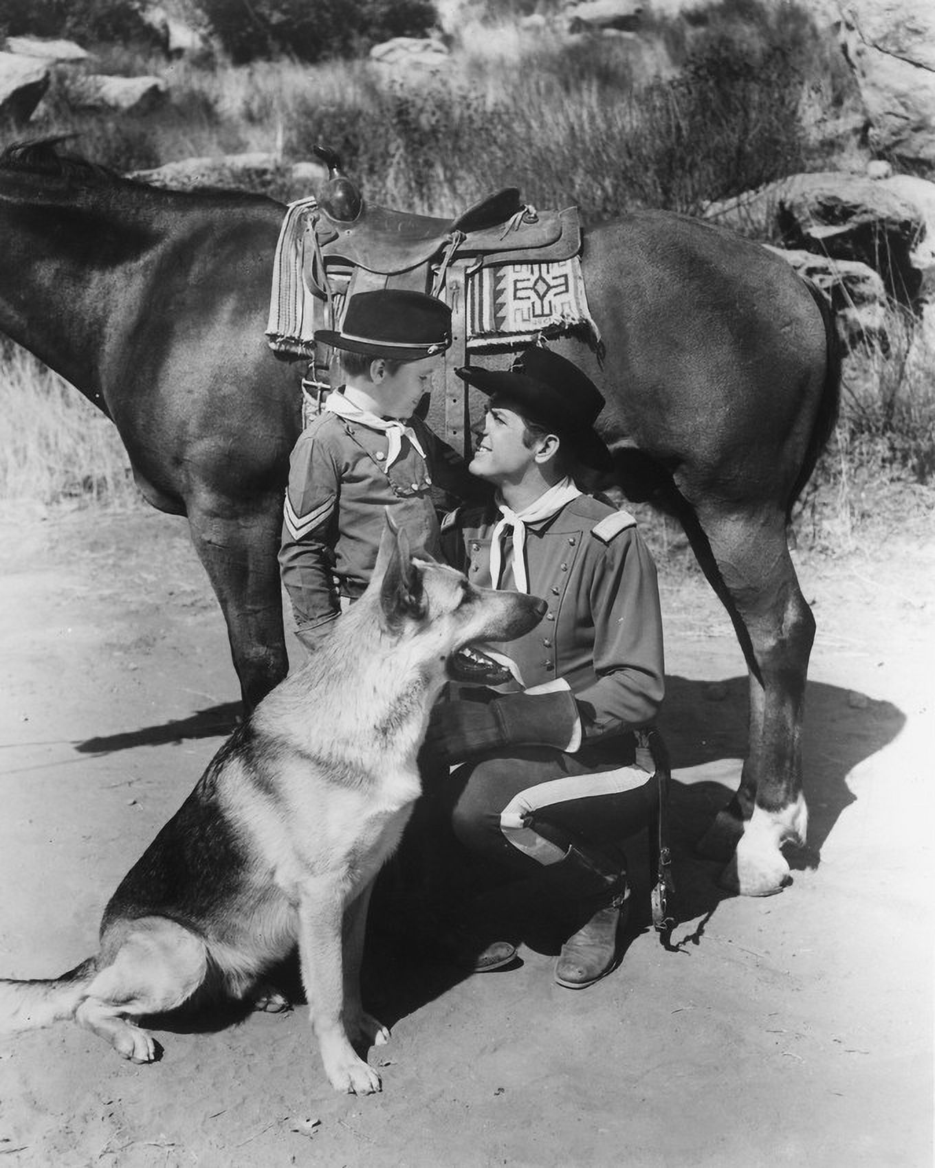 Adventures Of Rin Tin Tin Lee Aaker James Brown & Dog 24x36 Classic ...