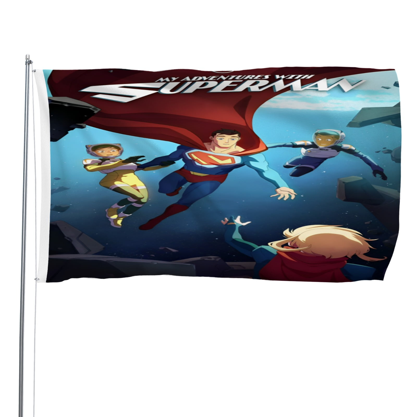 My Adventures with Superman flag perfect for outdoor decoration, can be ...