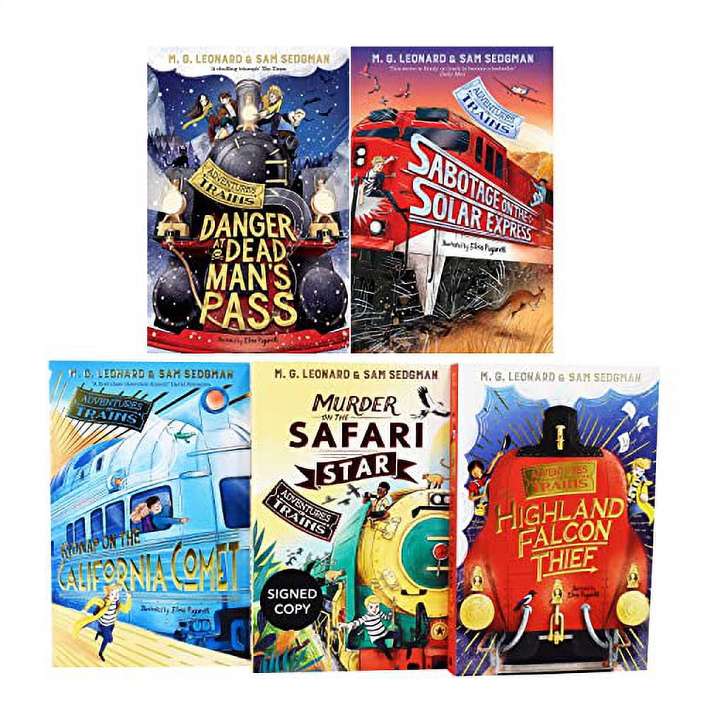 Adventures on Trains Series 5 Books Collection Set (The Highland Falcon ...