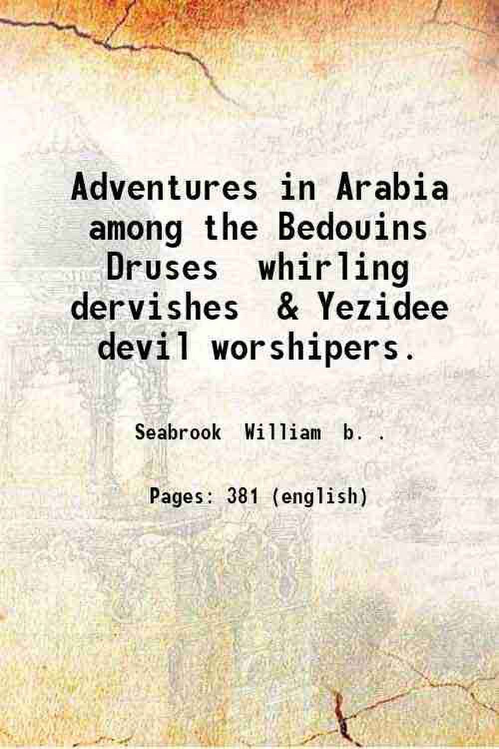 Adventures in Arabia among the Bedouins Druses whirling dervishes ...