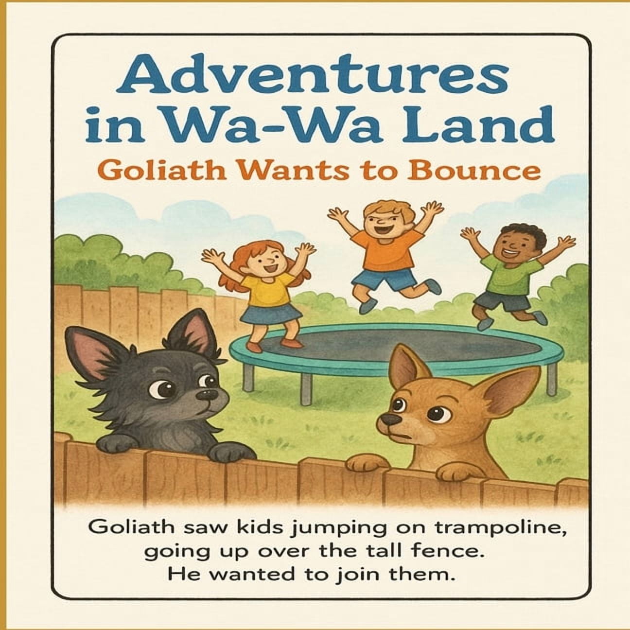 Adventures in Wawa Land Goliath Wants To Bounce, Book 1, (Paperback ...