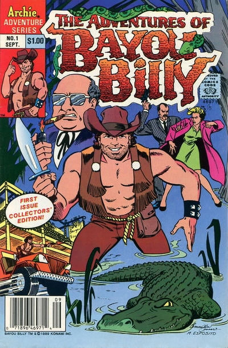Adventures of Bayou Billy, The #1 (Newsstand) VF ; Archie Comic Book ...