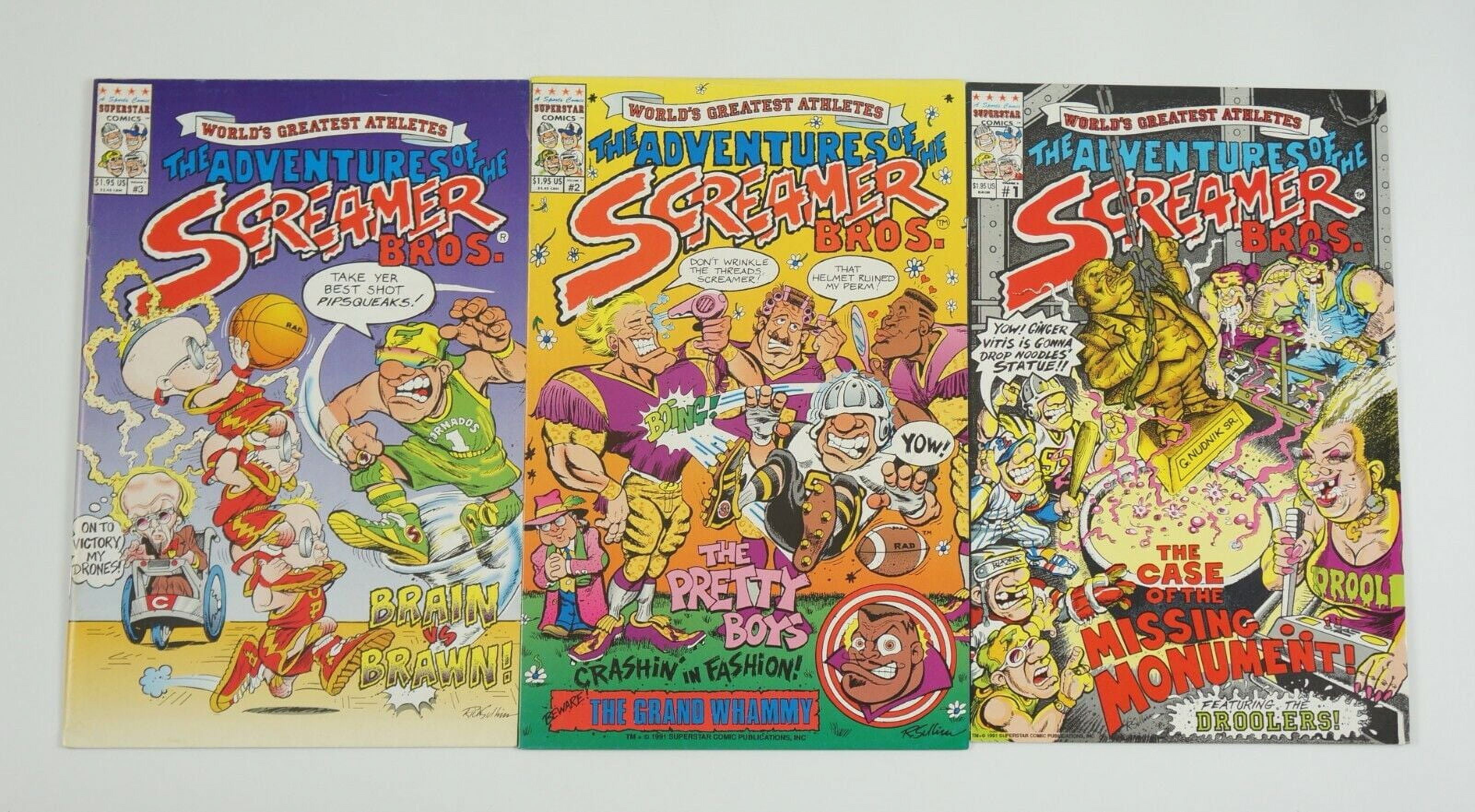 Adventures of the Screamer Bros. Vol. 2 #1-3 VF/NM complete series ...
