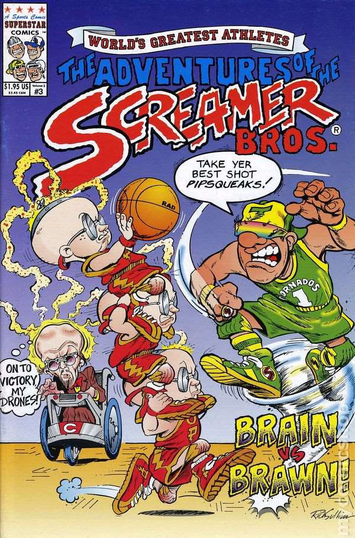 Adventures of the Screamer Brothers (Vol. 2) #3 VF ; Superstar Comic ...