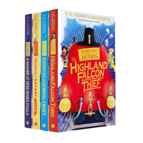 Adventures on Trains 4 Books Collection Set By M. G. Leonard & Sam ...