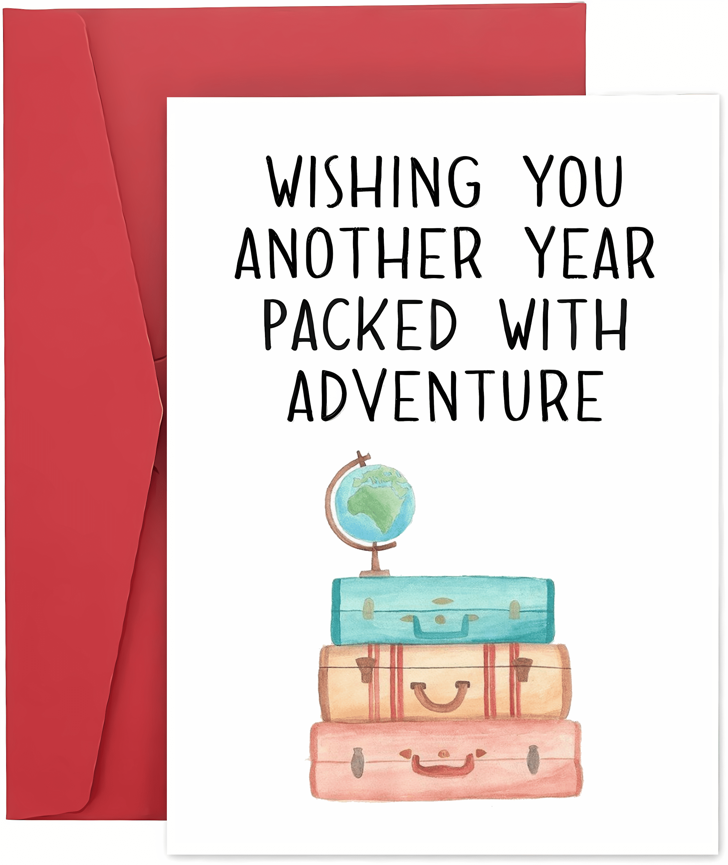 Adventurous Birthday Card - "Wishing You Another Year Packed with ...