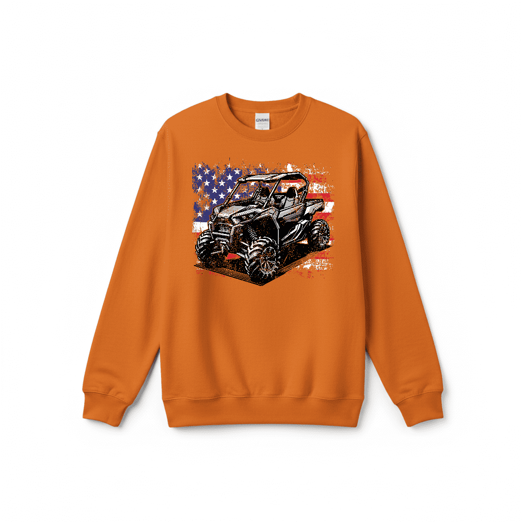 Adventurous Off Road ATV Stars and Stripes Patriotic Mud Ride ...