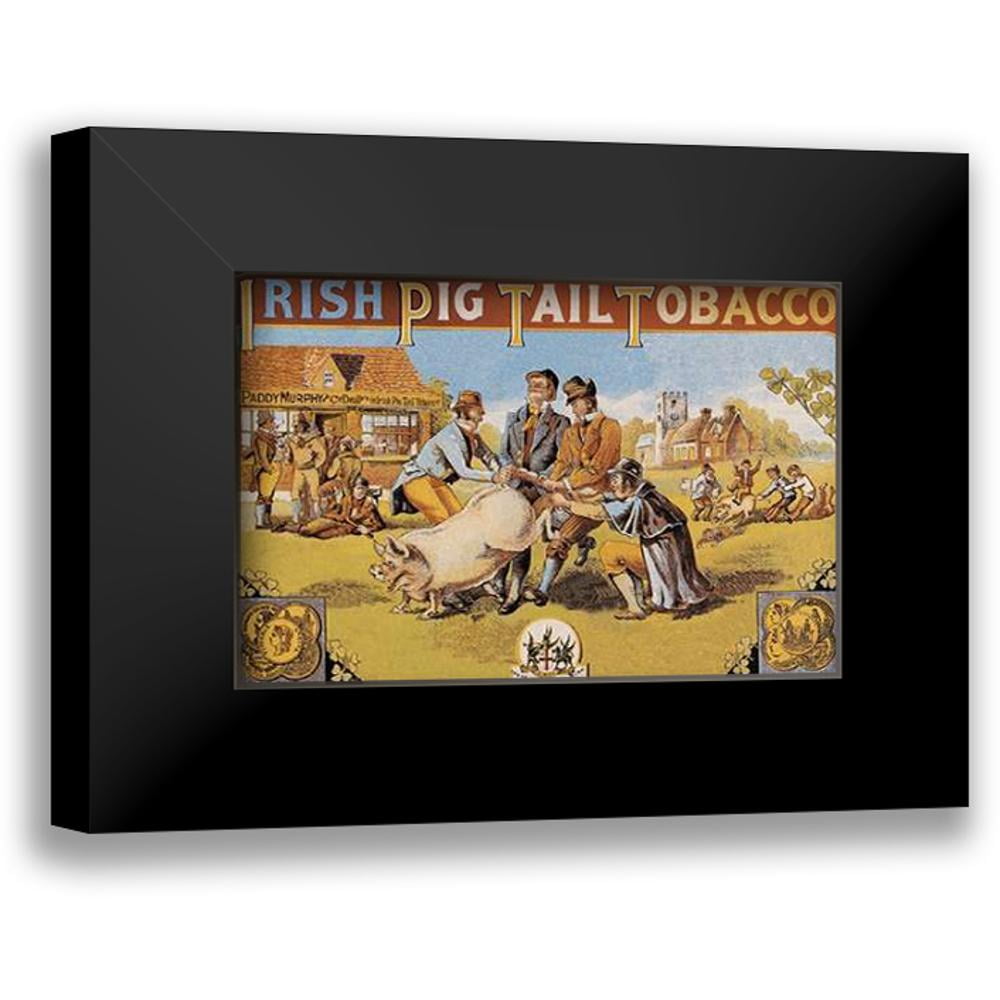 Advertisement 14x11 Black Modern Framed Museum Art Print Titled - Pigs ...